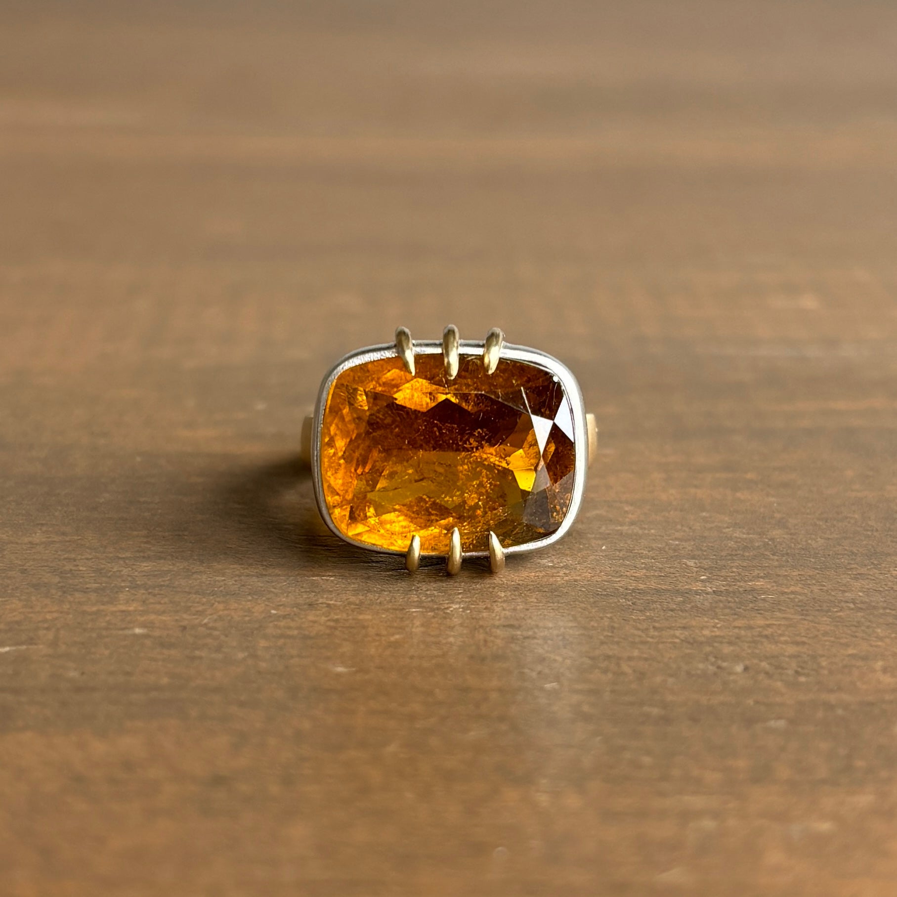 Whiskey Tourmaline Vanity Ring – Meeka Fine Jewelry
