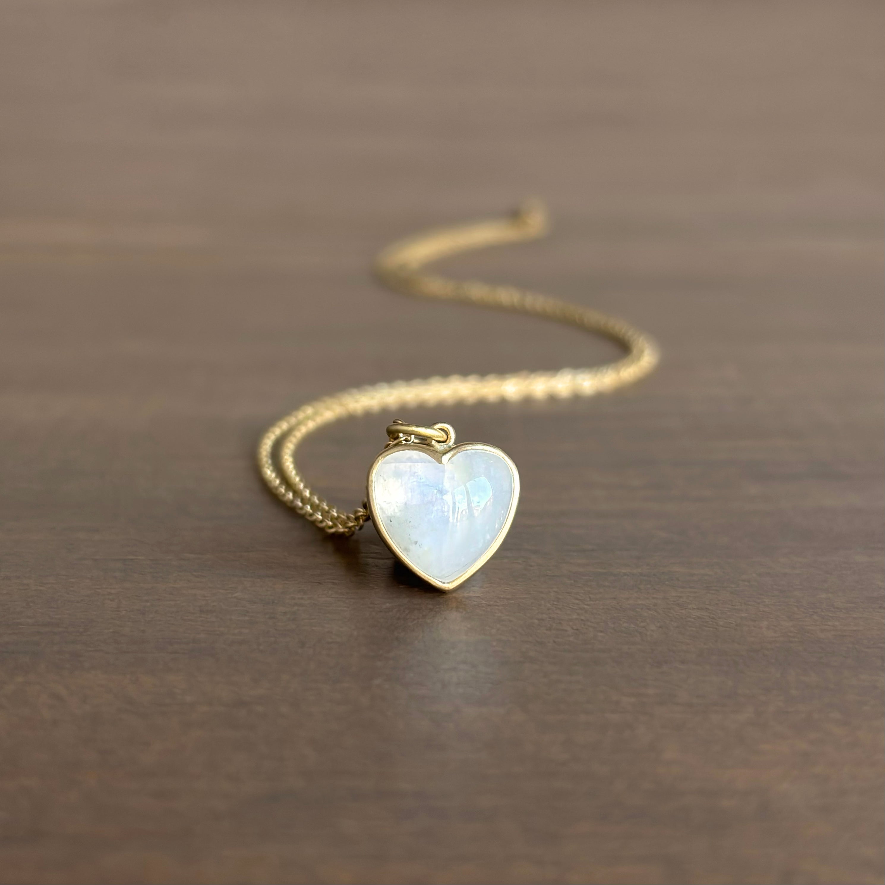 Moonstone heart necklace store