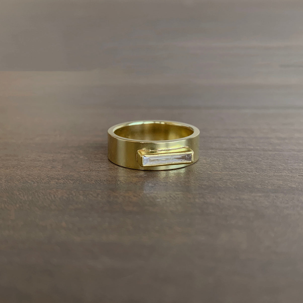 Sam Woehrmann Wide Band Diamond Baguette Ring – Meeka Fine Jewelry
